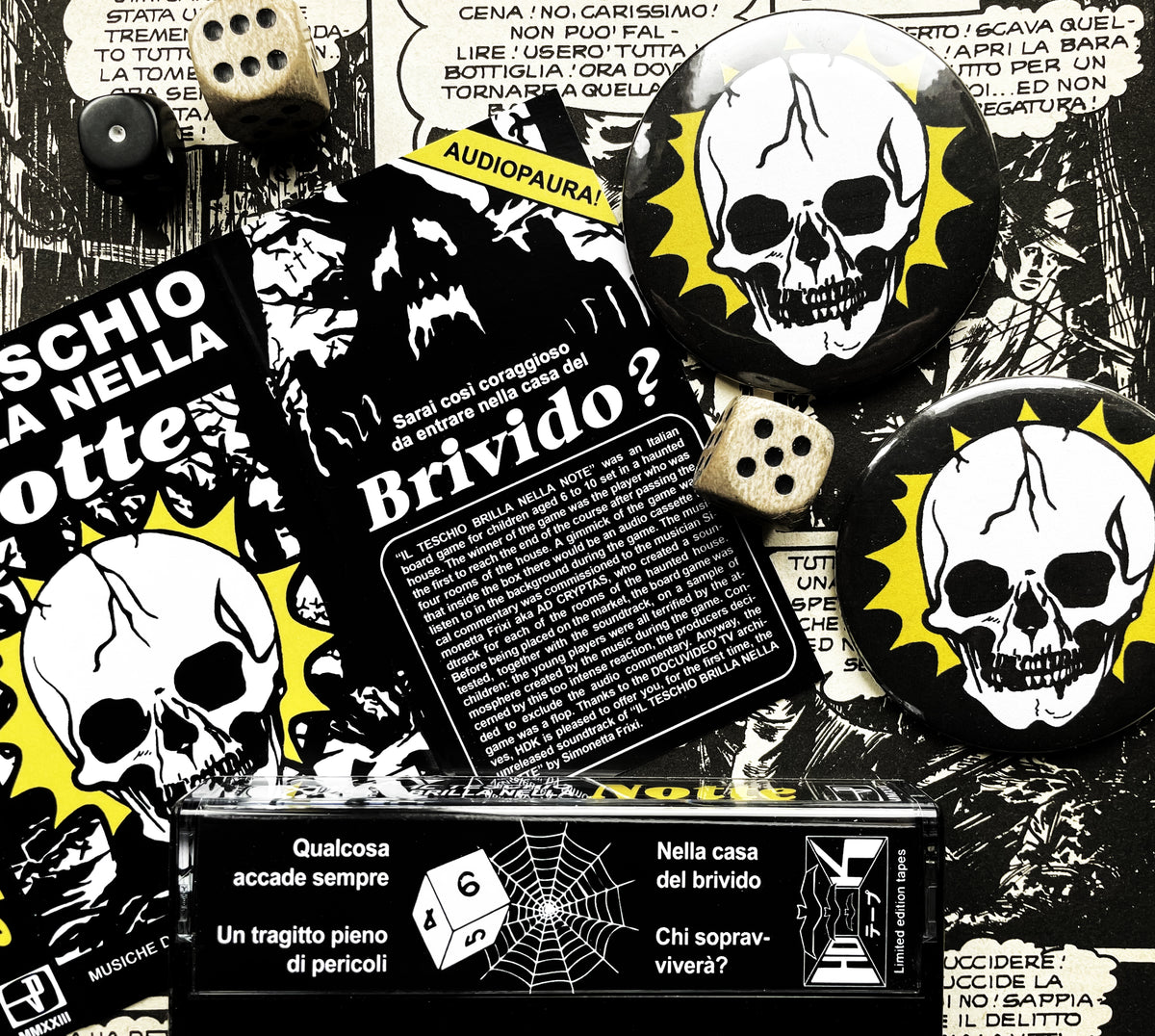 HDK 141 † SIMONETTA FRIXI "Il Teschio Brilla nella Notte" CASSETTE ...